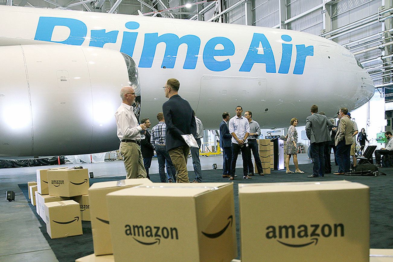 Amazon unveils cargo plane as it expands delivery network | HeraldNet.com