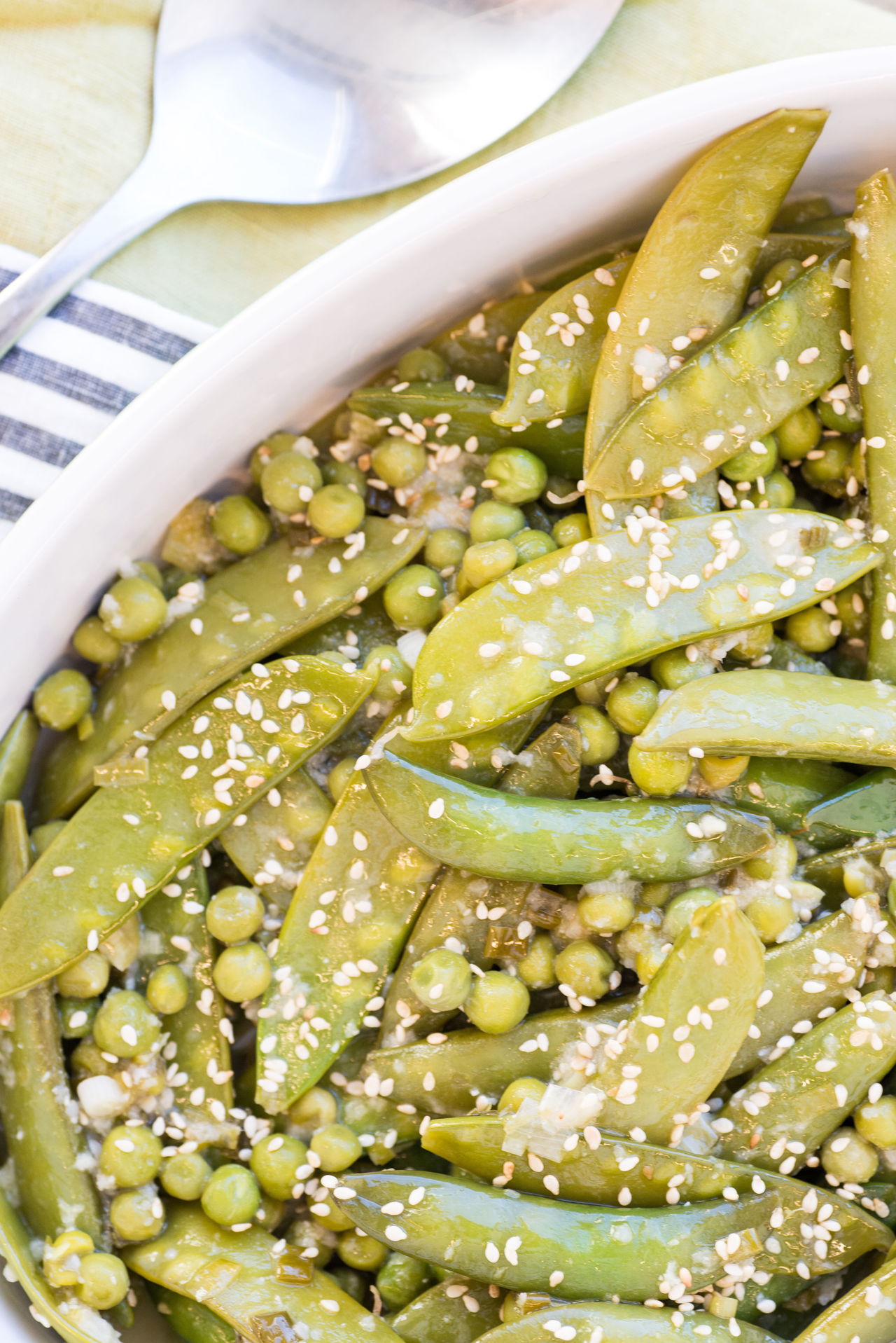 Dish combines 3 types of peas with miso-sesame sauce | HeraldNet.com