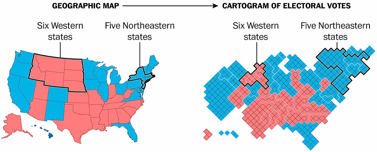 Traditional election maps don’t tell the full story | HeraldNet.com