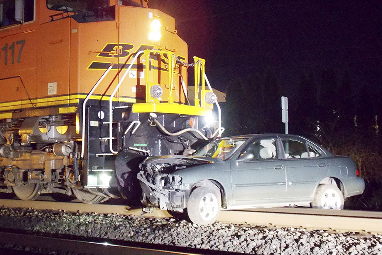 Train hits empty car that was stalled on tracks in Monroe | HeraldNet.com