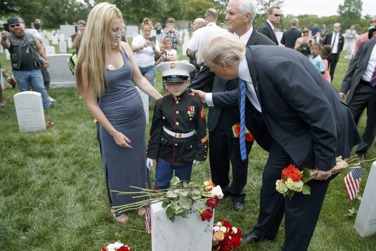 Trump honors fallen and families in Memorial Day address | HeraldNet.com