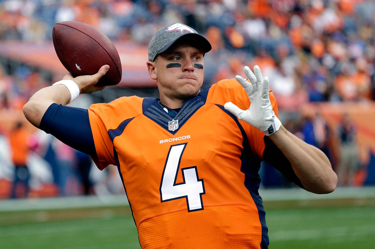 Seahawks sign Davis to compete for backup quarterback job | HeraldNet.com