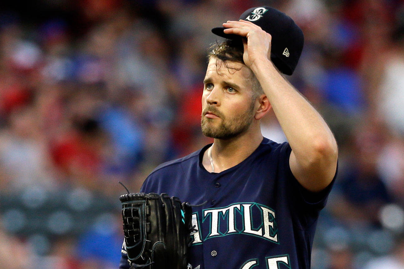 Paxton roughed up in Mariners’ 10-4 loss to Rangers | HeraldNet.com