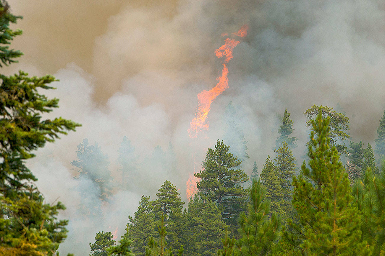 Oregon wildfire causes evacuations in prime eclipse zone | HeraldNet.com
