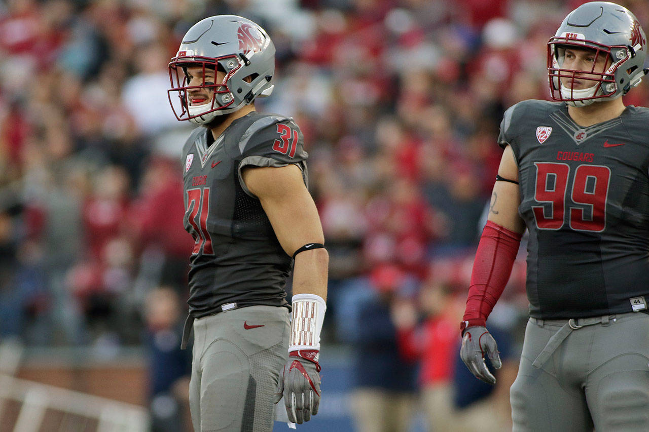 Cougars LB Dotson finally finds stability on field | HeraldNet.com