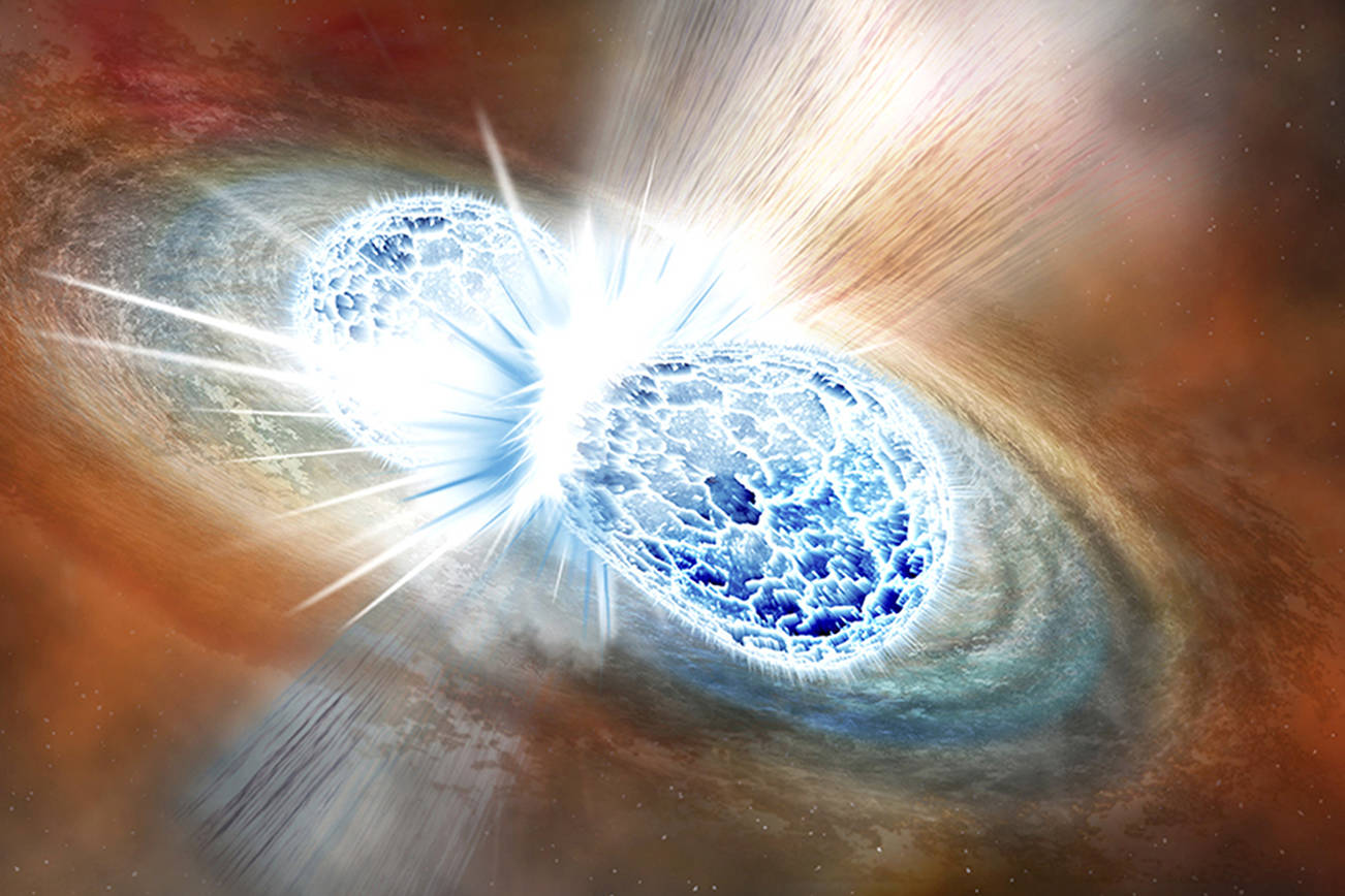 Scientists witness huge cosmic crash, find origins of gold | HeraldNet.com