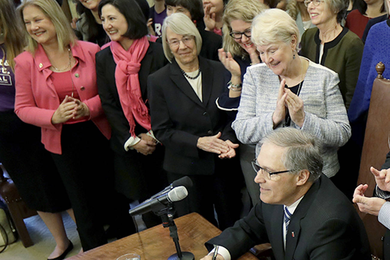 Gov. Jay Inslee signs abortion insurance bill | HeraldNet.com
