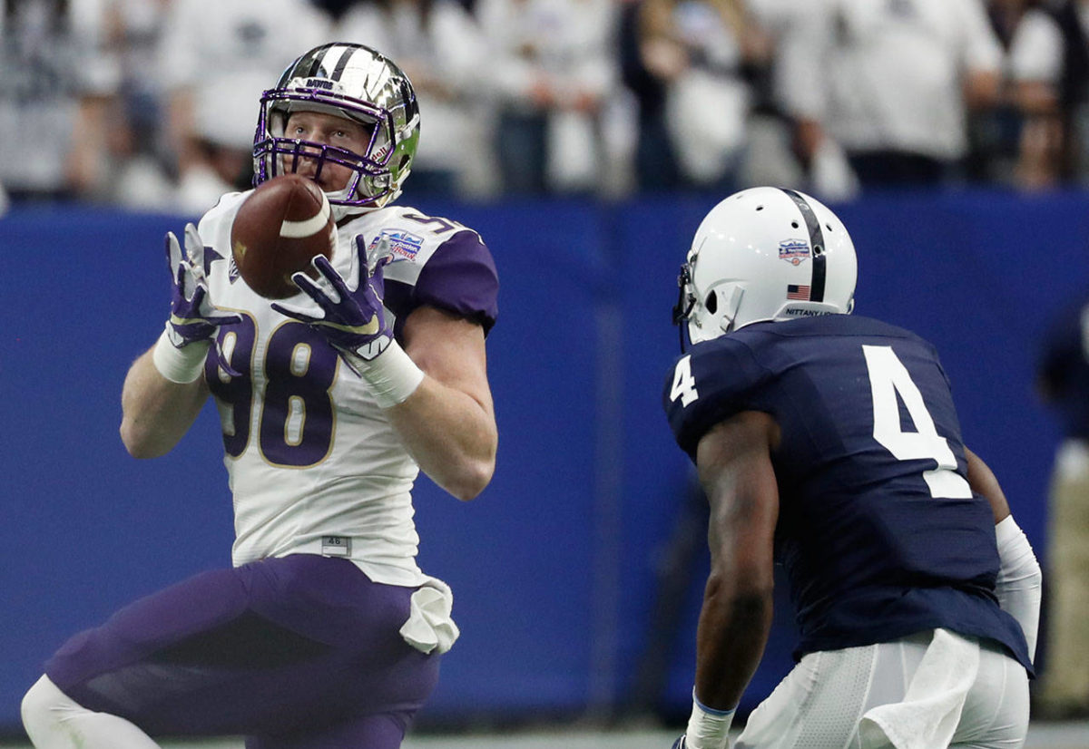 How some fun at practice turned UW’s Dissly into TE prospect ...