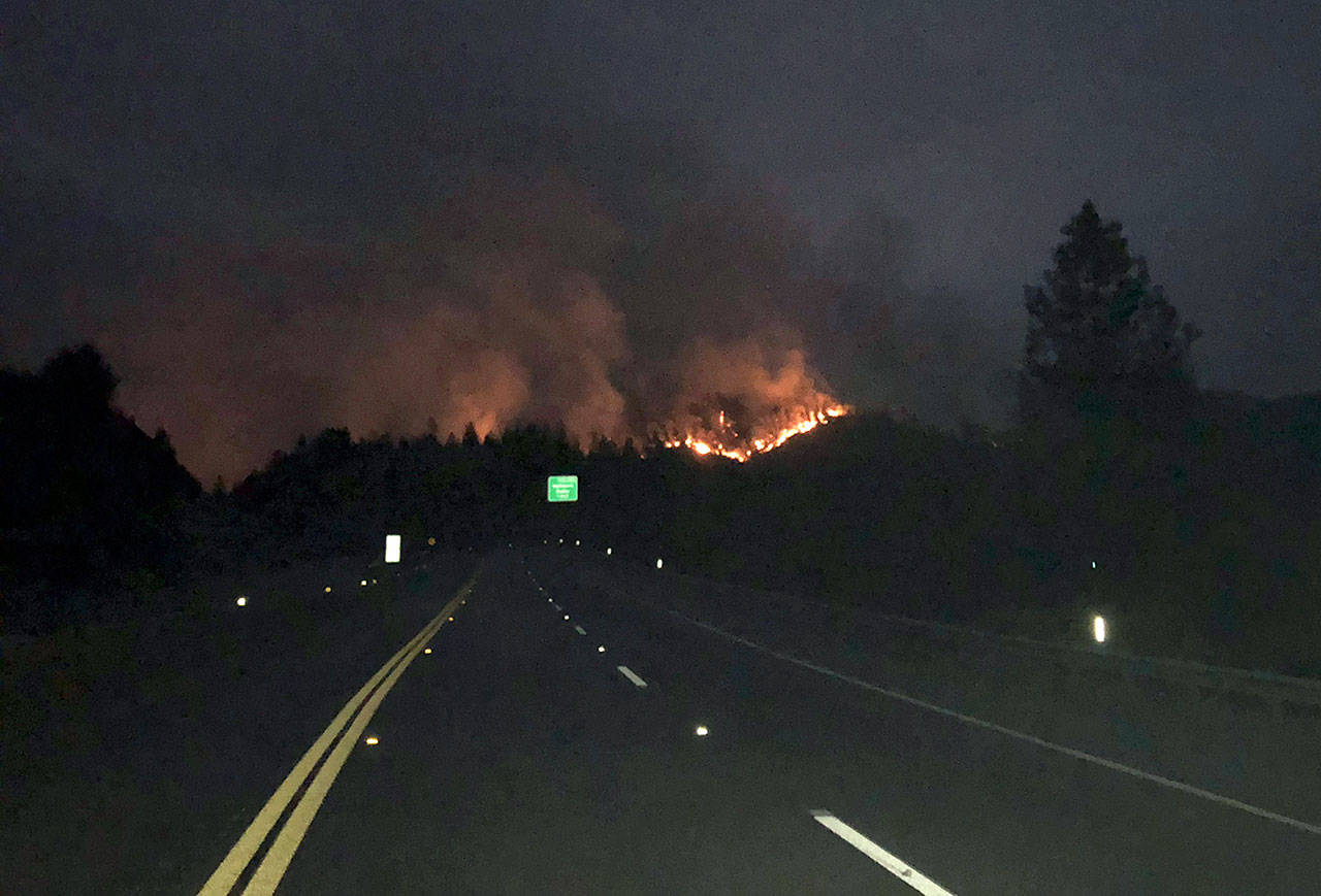 After 6-day fire closure, I-5 reopens south of Oregon border ...