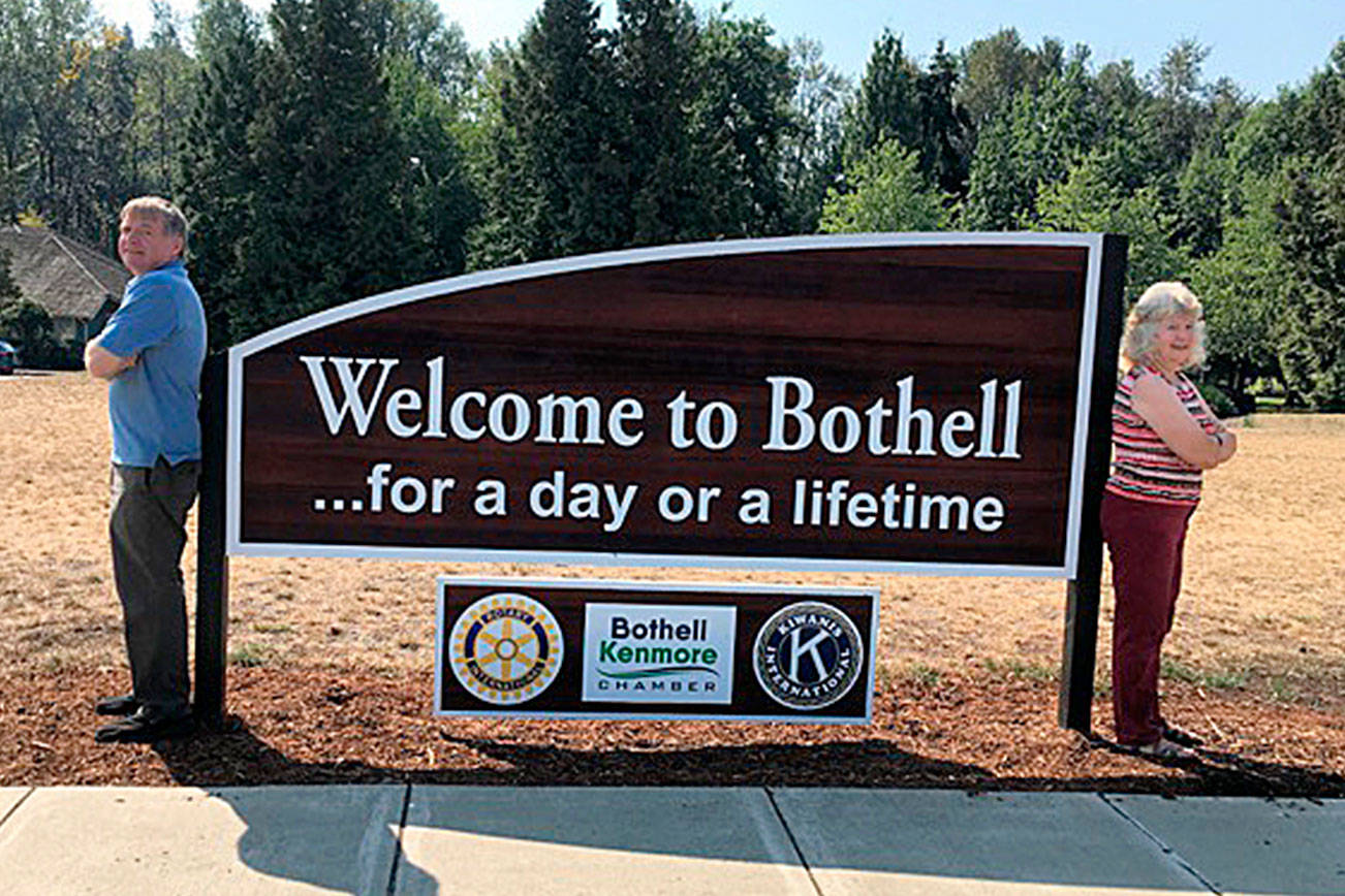 ‘Welcome to Bothell’ sign returns to city | HeraldNet.com