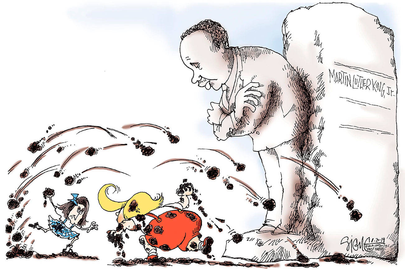 Editorial cartoons for Monday, Jan. 21, Martin Luther King Jr. Day ...