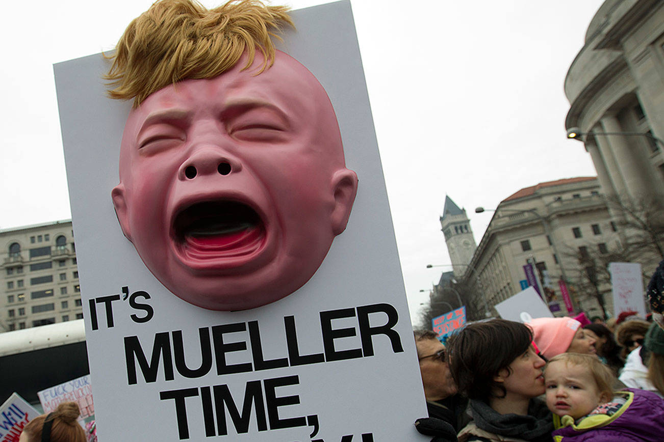 A scaled-down, but still angry, Women’s March returns | HeraldNet.com