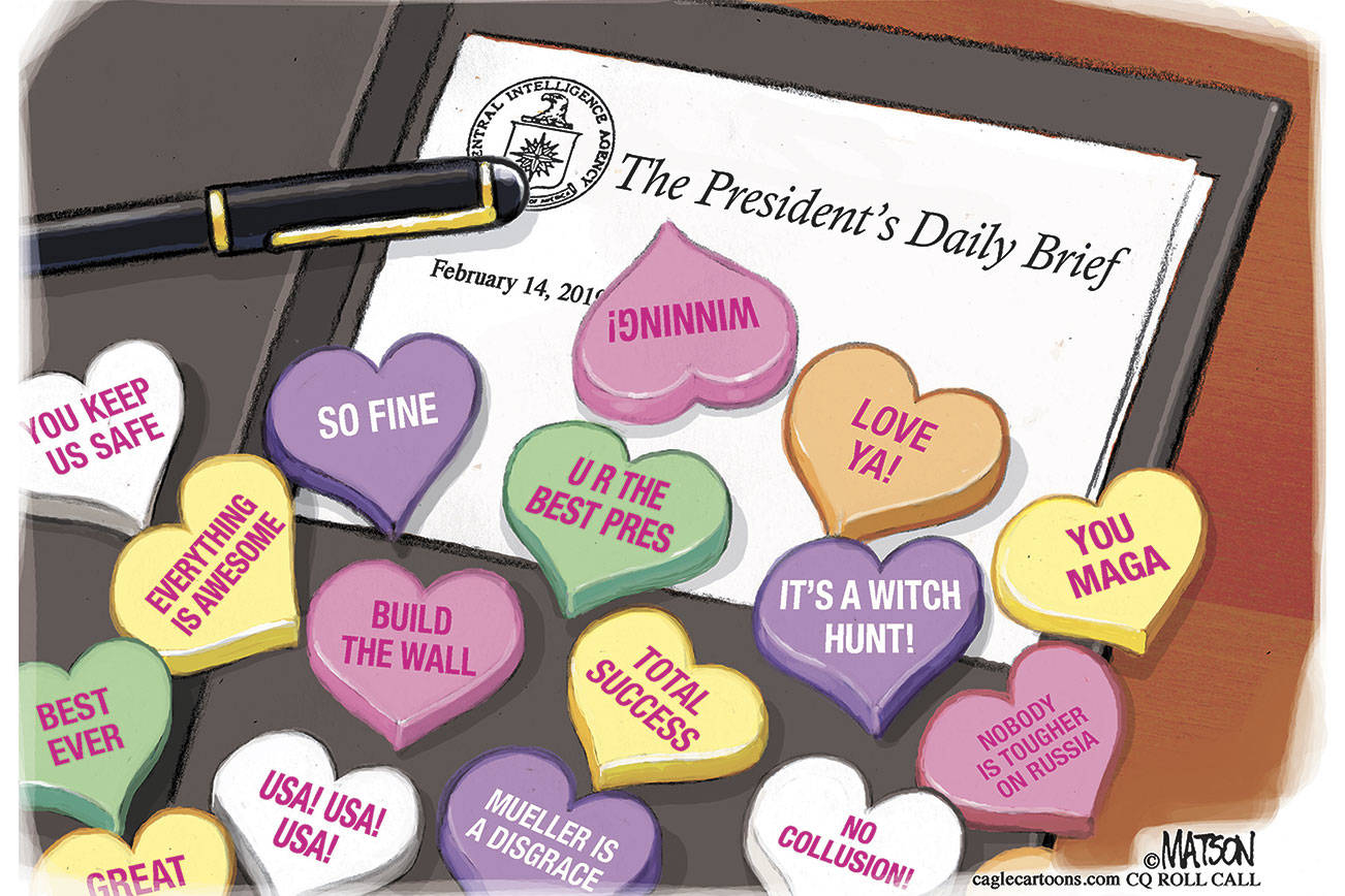 Editorial cartoons for Thursday, Feb. 14, Valentine’s Day | HeraldNet.com