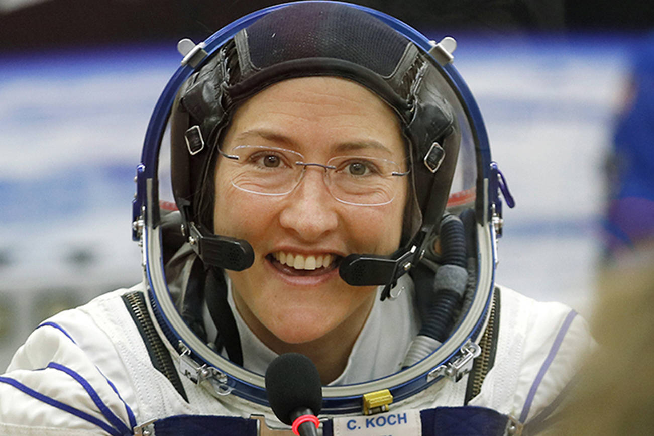 US astronaut to spend 11 months in space, set female record | HeraldNet.com