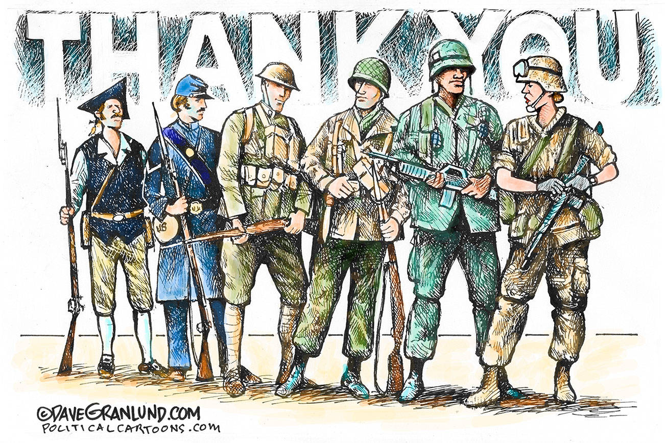 Editorial cartoons for Monday, Nov. 11, Veterans Day | HeraldNet.com