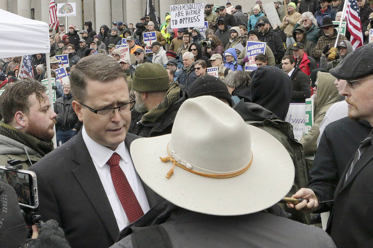 Shea decries report saying he engaged in domestic terrorism | HeraldNet.com