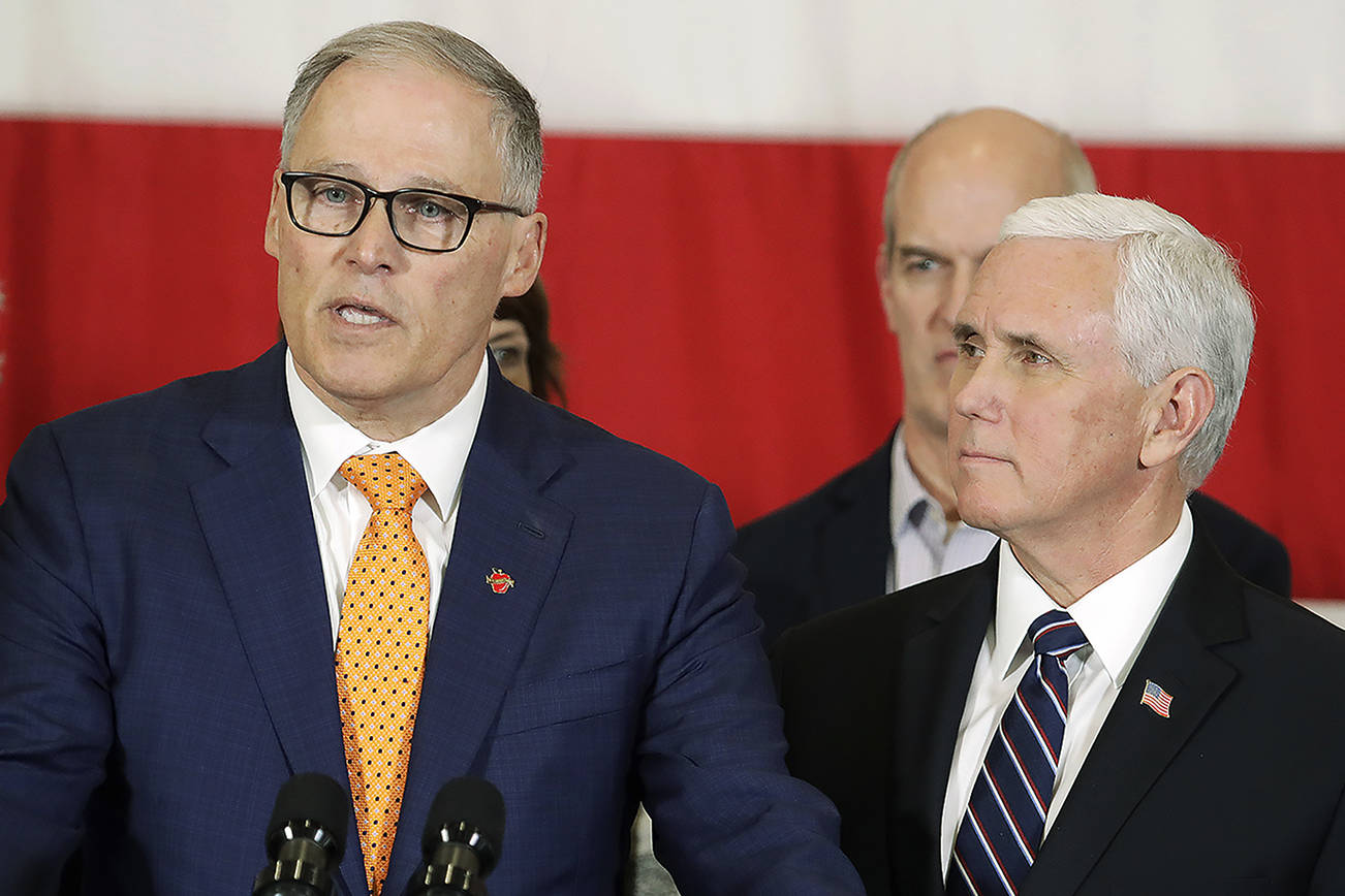 Trump says he’s asked Pence to stop calling Gov. Jay Inslee | HeraldNet.com