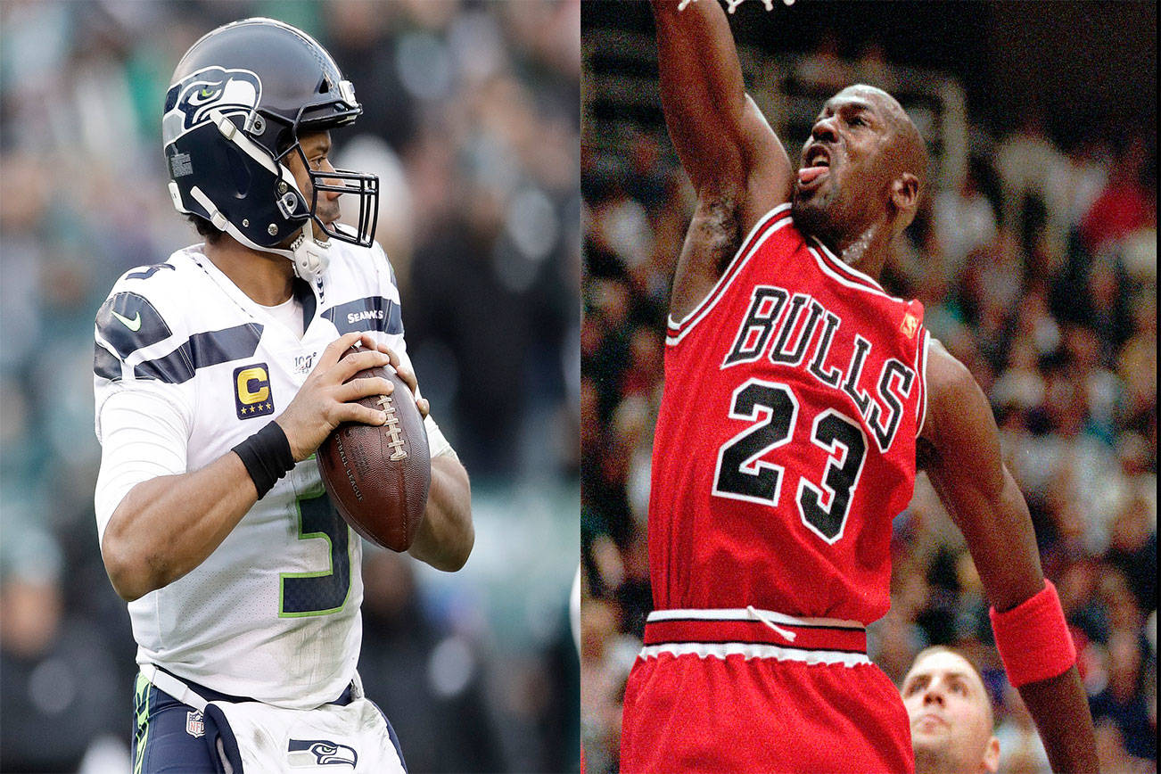 Seahawks’ Wilson has a little ‘Air’ Jordan in him | HeraldNet.com