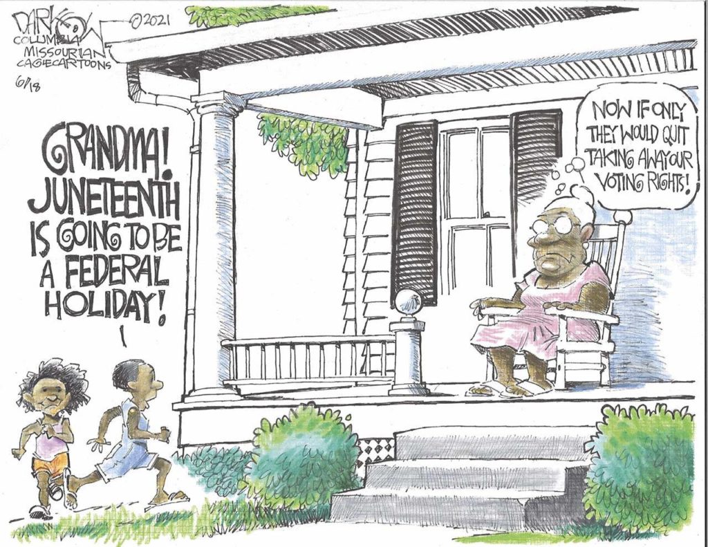 Editorial cartoons for Saturday, June 19, Juneteenth | HeraldNet.com
