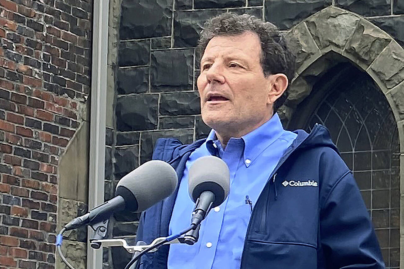 Ex-columnist Kristof ineligible to run for Oregon governor | HeraldNet.com