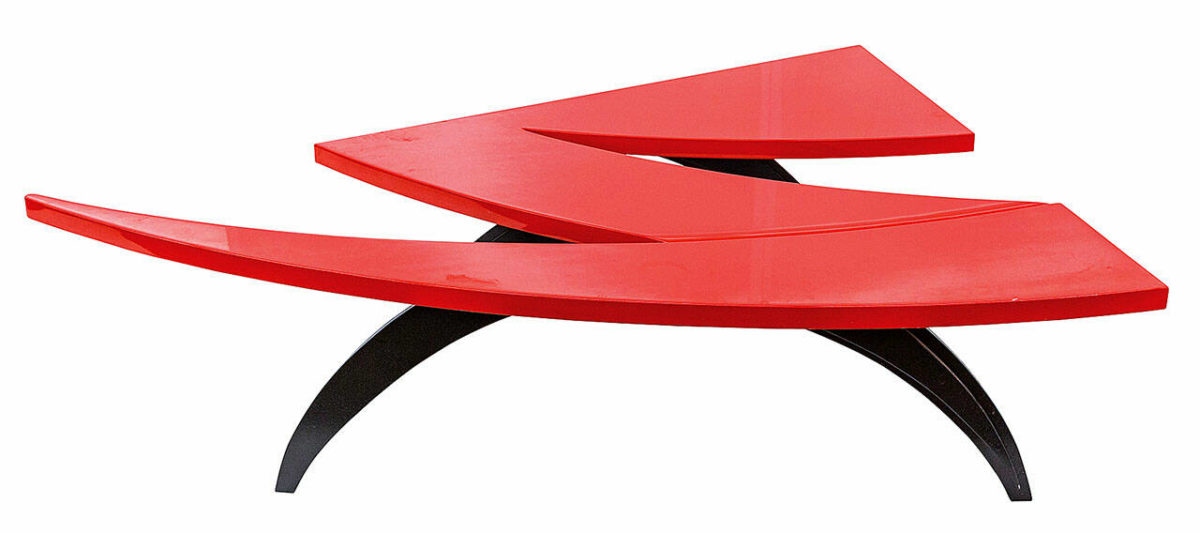 Unconventional Ohio artist designed this unconventional table ...