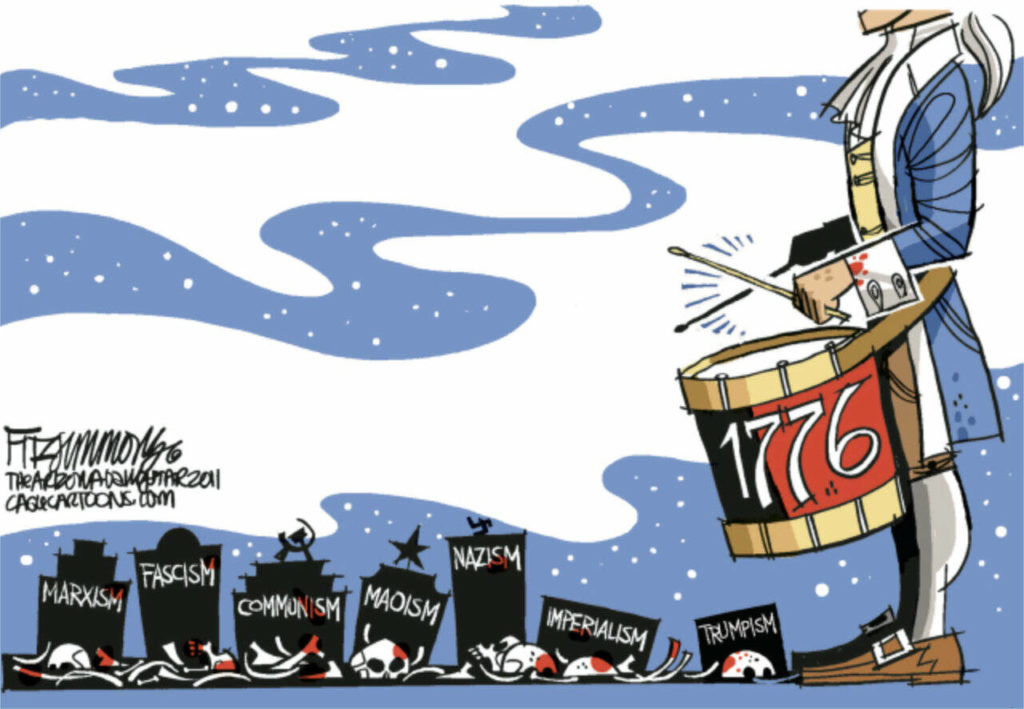 Fascism Vs Communism Cartoon