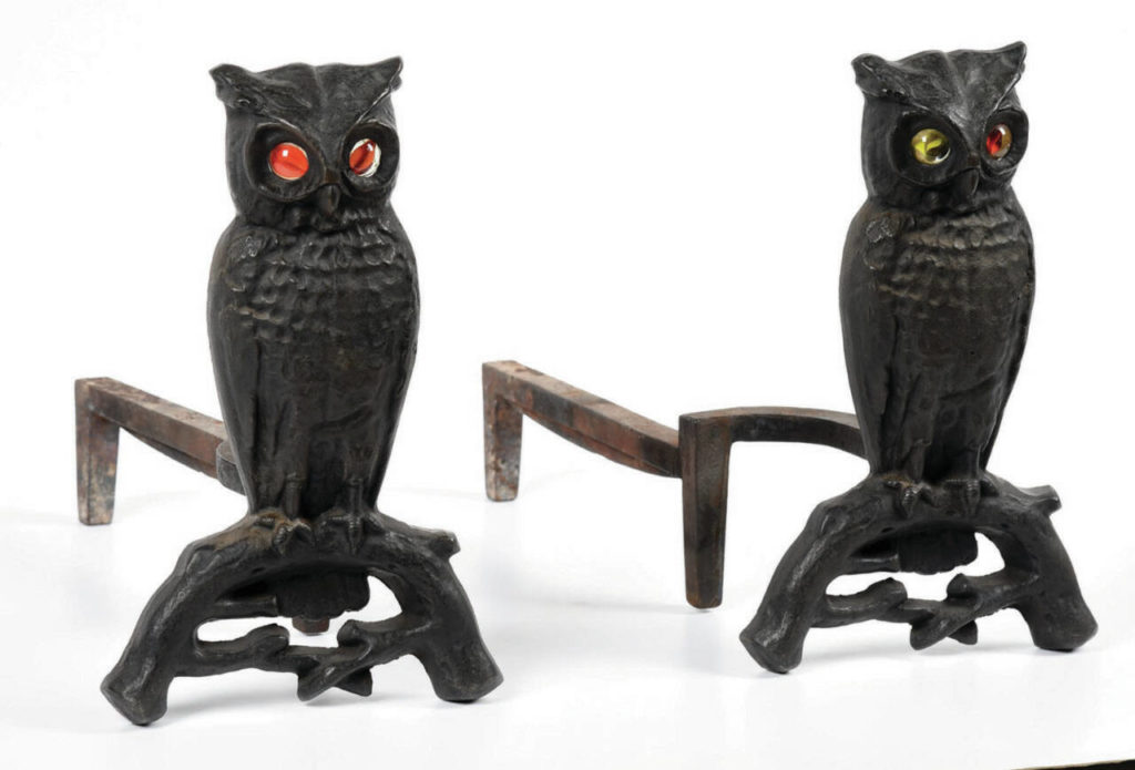 These spooky owls dressed up fireplaces in the 19th century | HeraldNet.com