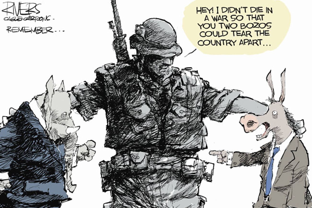 Editorial cartoons for Friday, Nov. 11, Veterans Day | HeraldNet.com