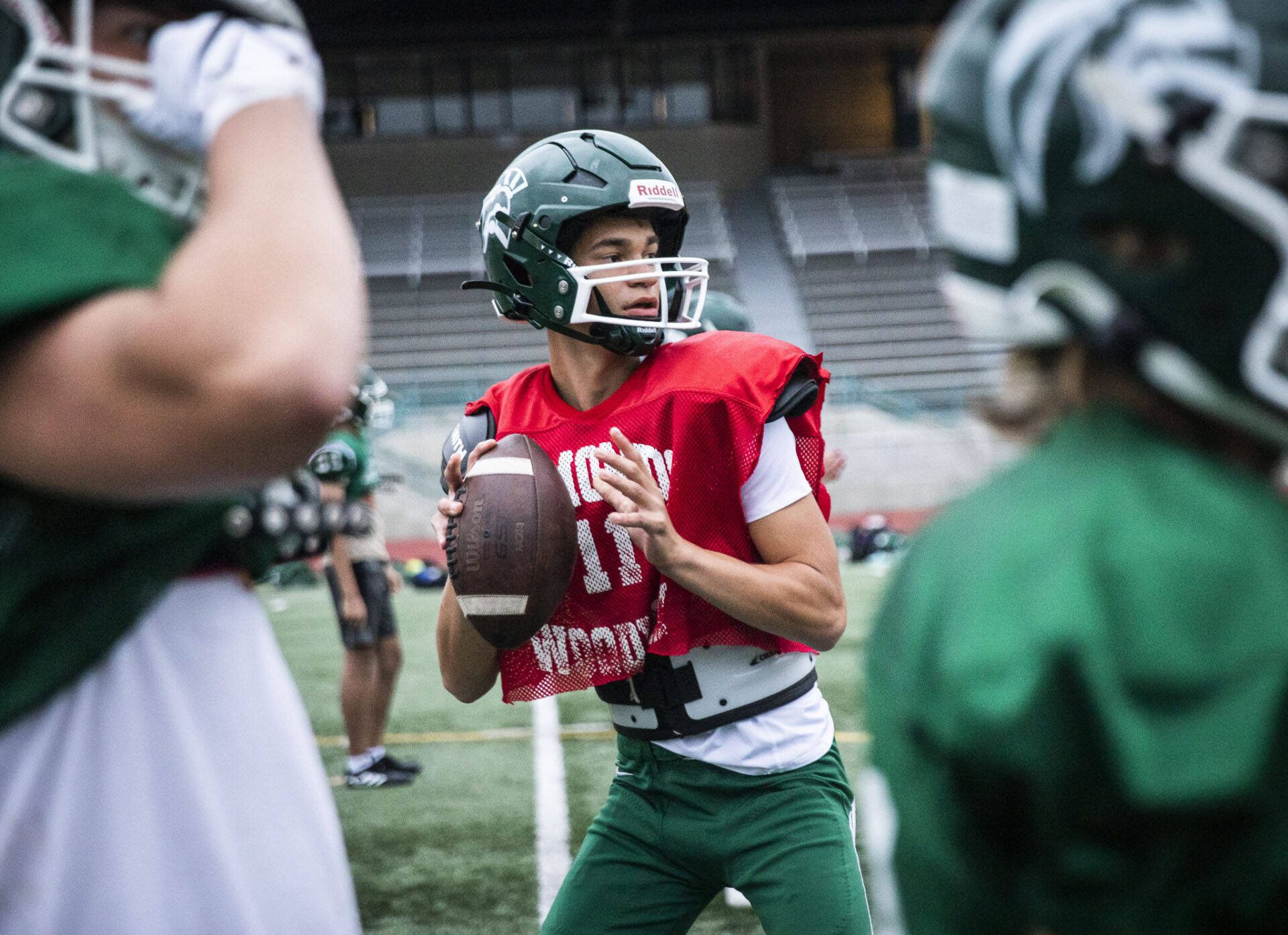 E-W bucks run-first trend to develop explosive passing attack ...