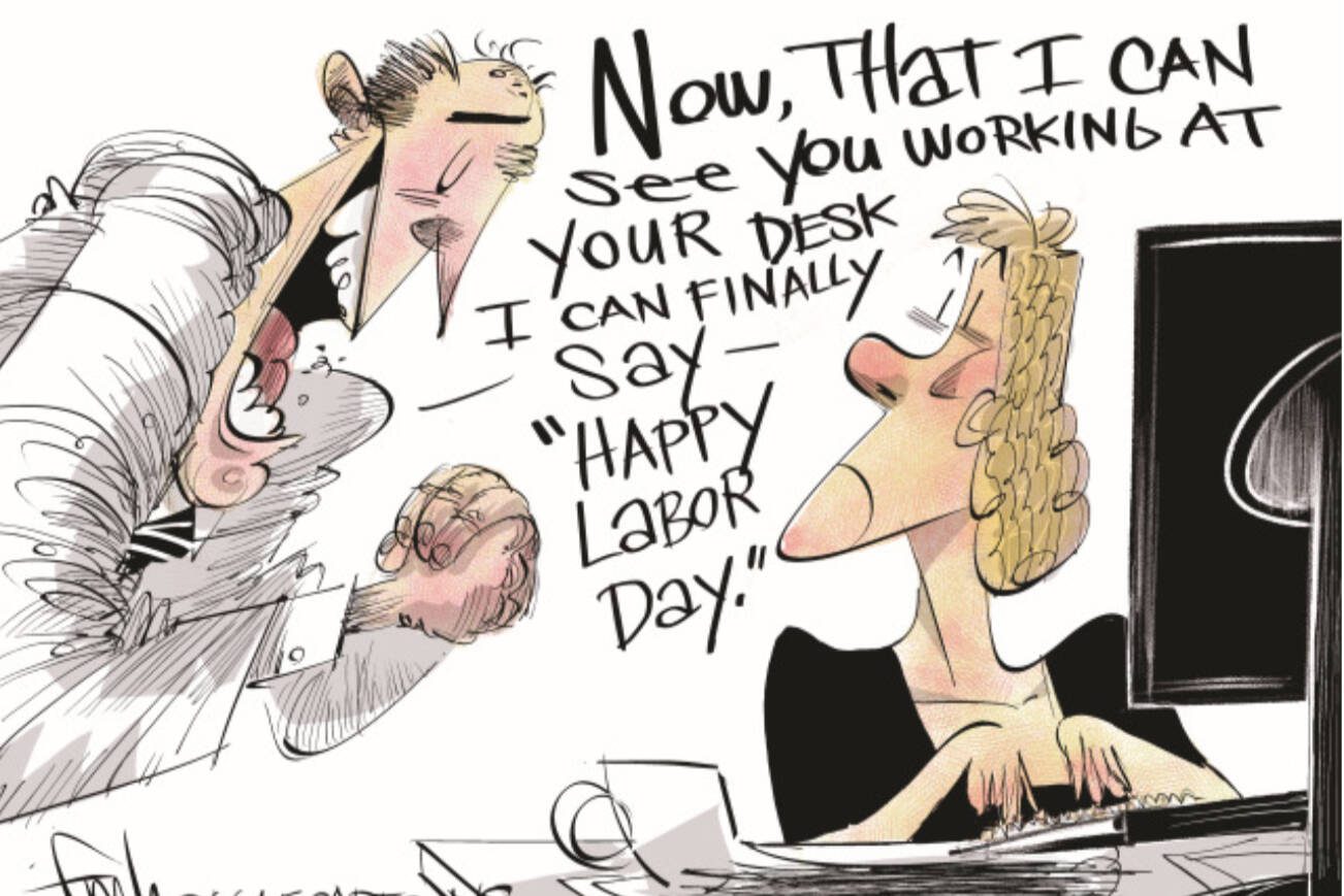Editorial cartoons for Monday, Sept. 4, Labor Day | HeraldNet.com