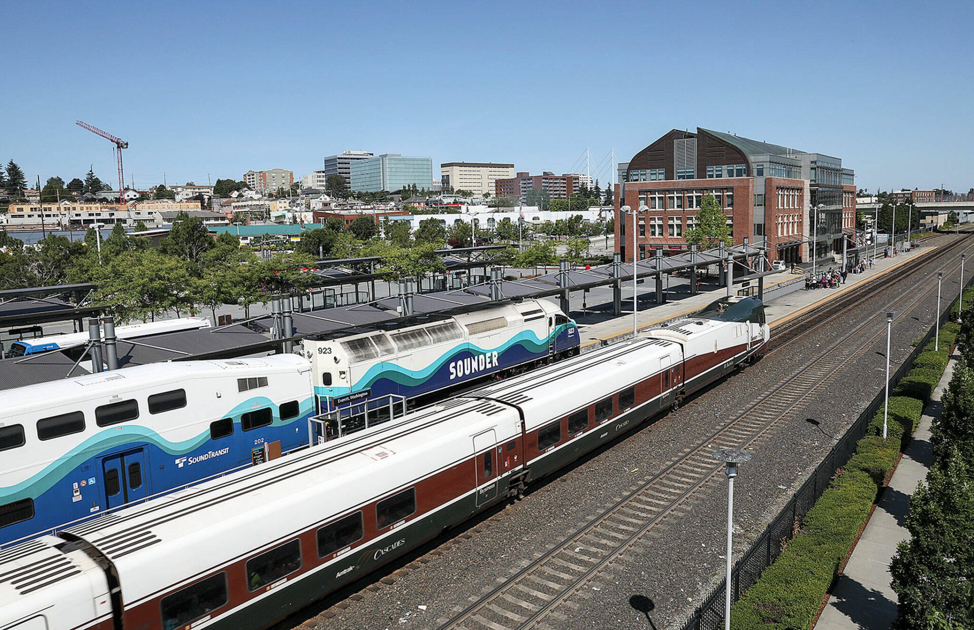 Police: Man broke into, damaged Sounder train car in Everett ...