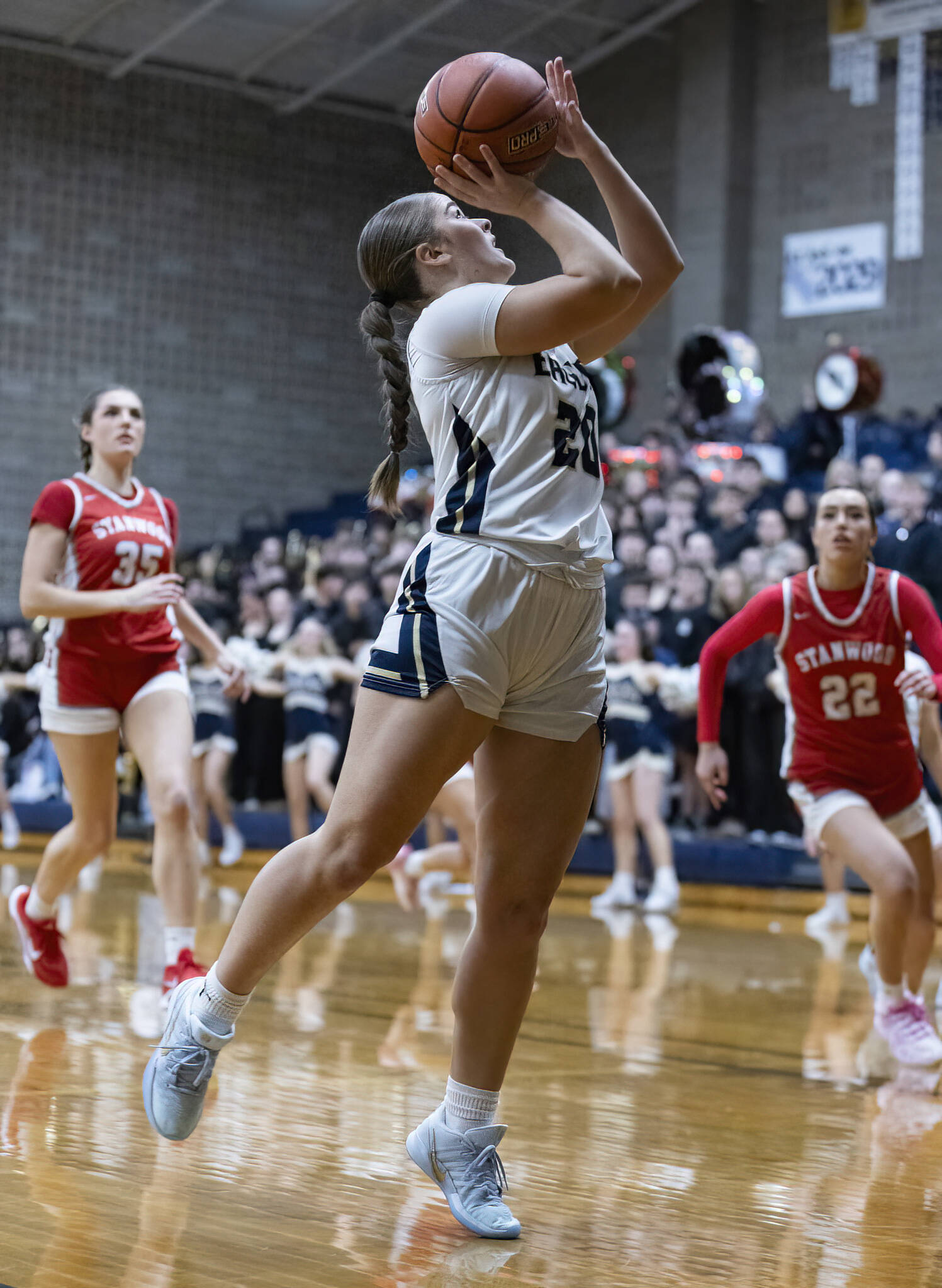 Stanwood girls basketball escapes with win at Arlington | HeraldNet.com