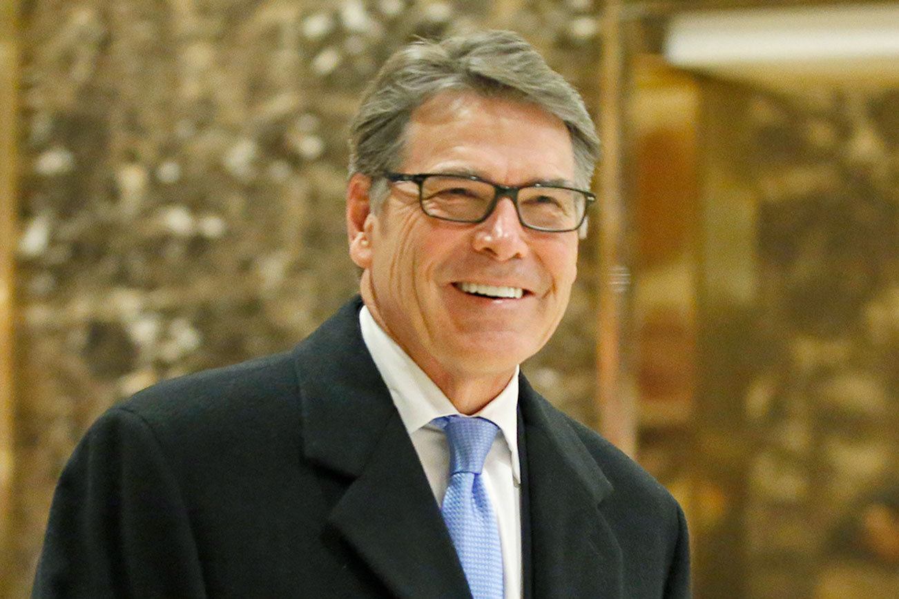 Trump reportedly picks Rick Perry to lead Energy Department | HeraldNet.com