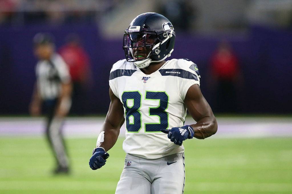 Seahawks’ Moore ‘out for a while’ with shoulder injury | HeraldNet.com
