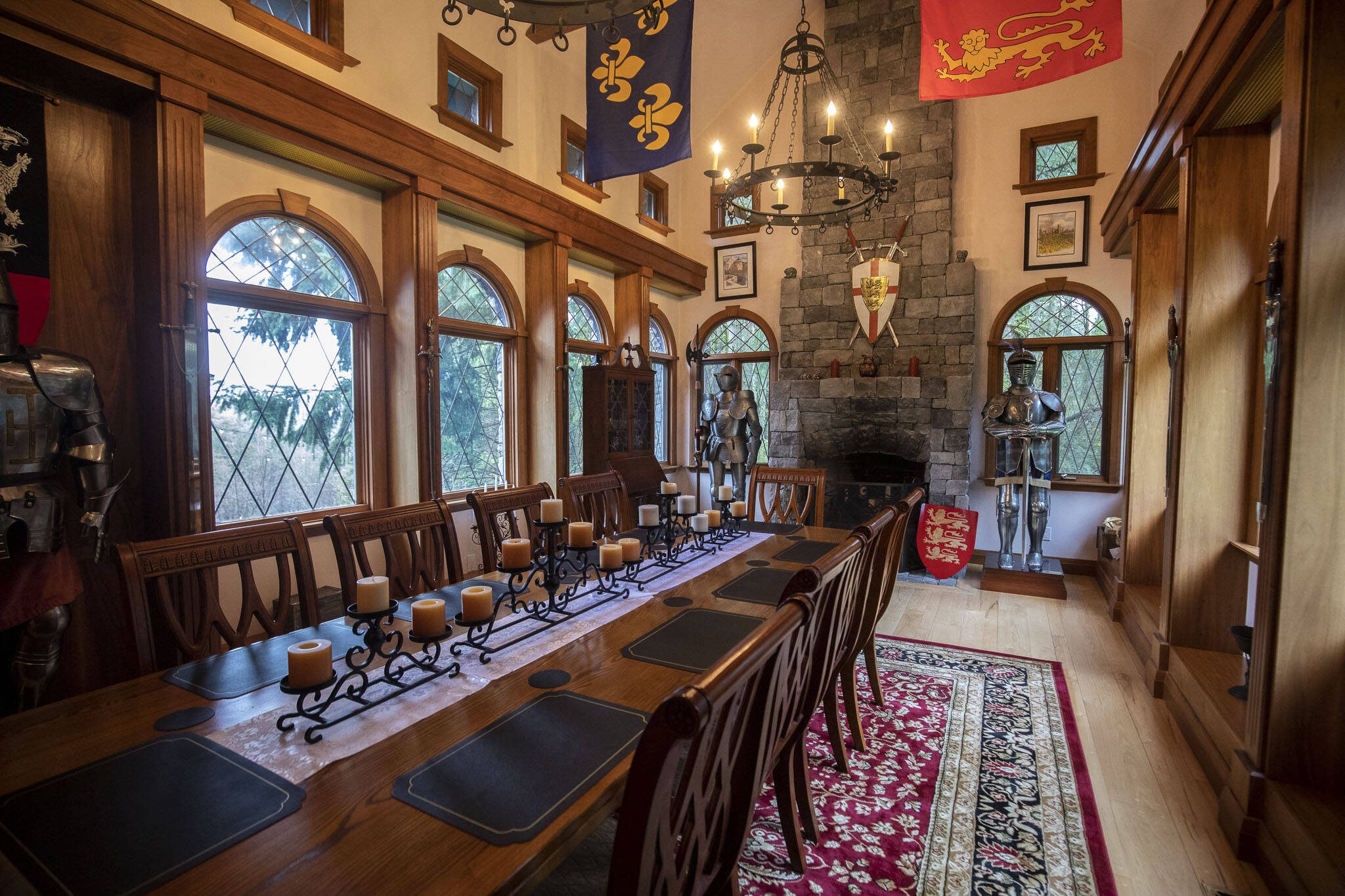 Crowns, robes, thrones come with stay at Monroe castle on 19 acres ...