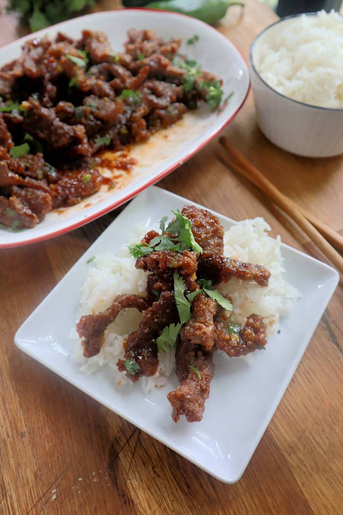 Why do takeout when you can make spicy Chinese beef at home ...