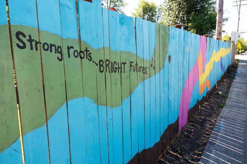 Local students help create murals to celebrate culture, combat graffiti ...